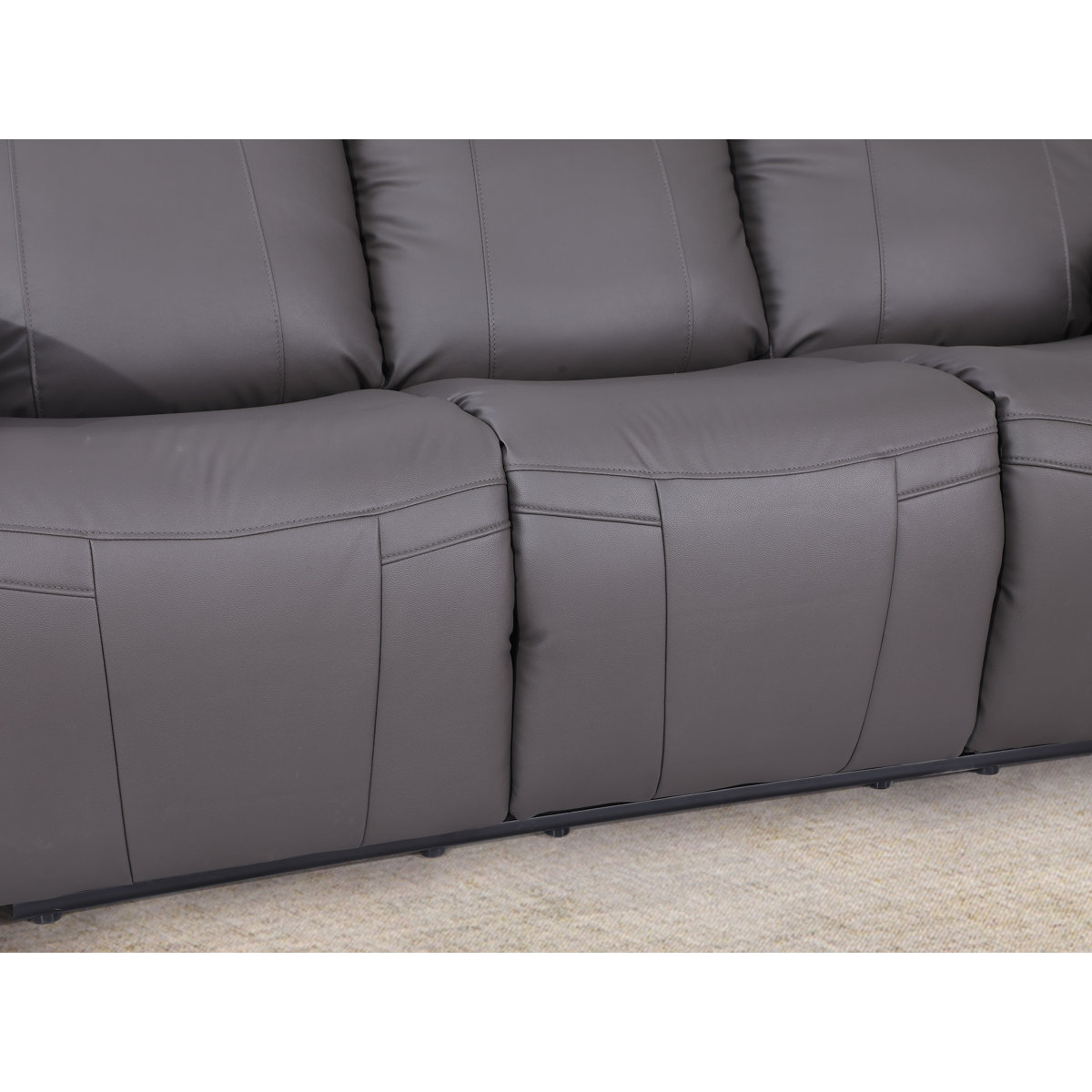 Latitude Run® Bhalaram 79.13'' Faux Leather Pillow Top Arms Reclining Sofa & Reviews | Wayfair